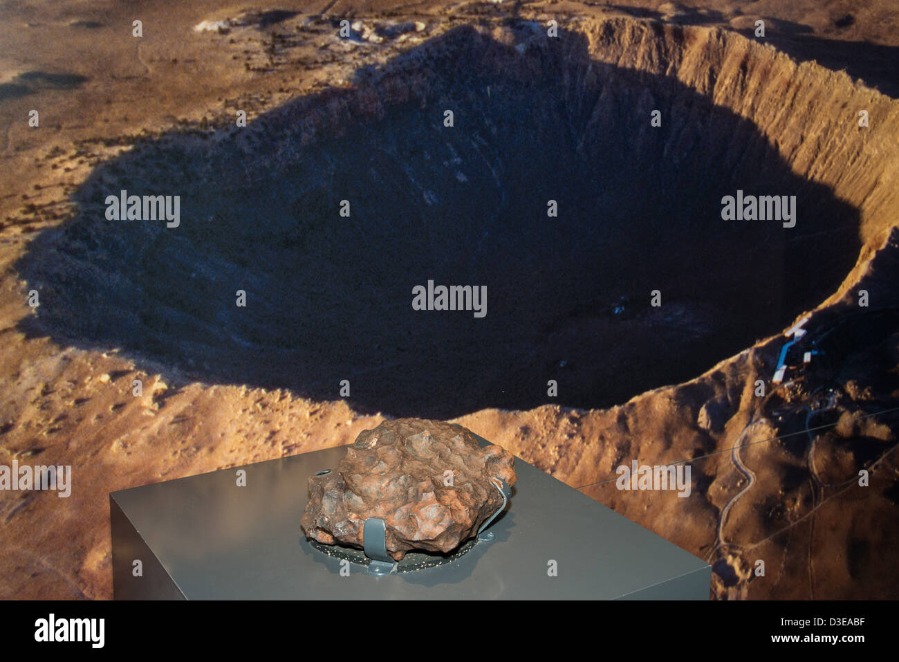 This is an image of a meteorite from the mineral collection at the ...