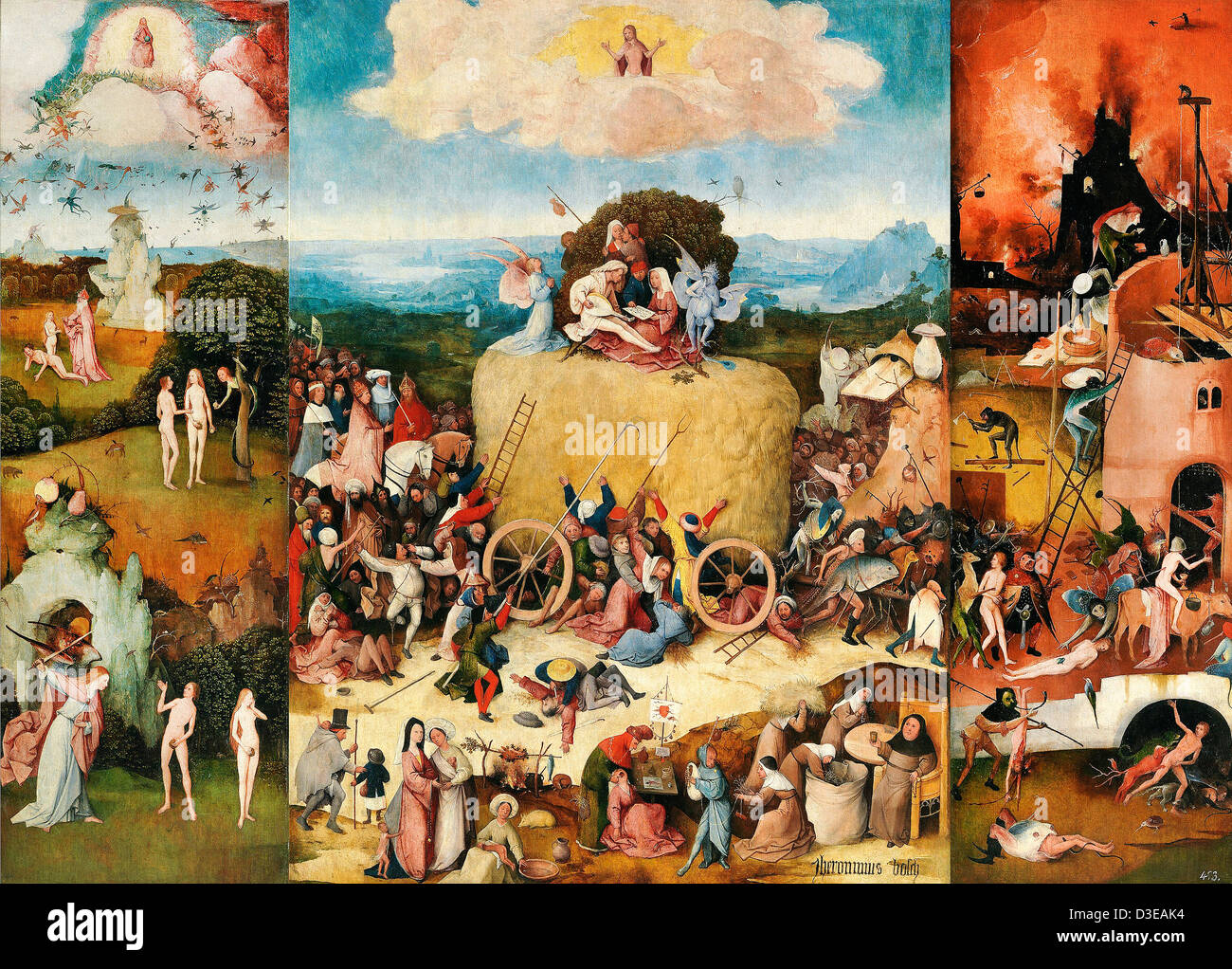 The haywain bosch hi-res stock photography and images - Alamy