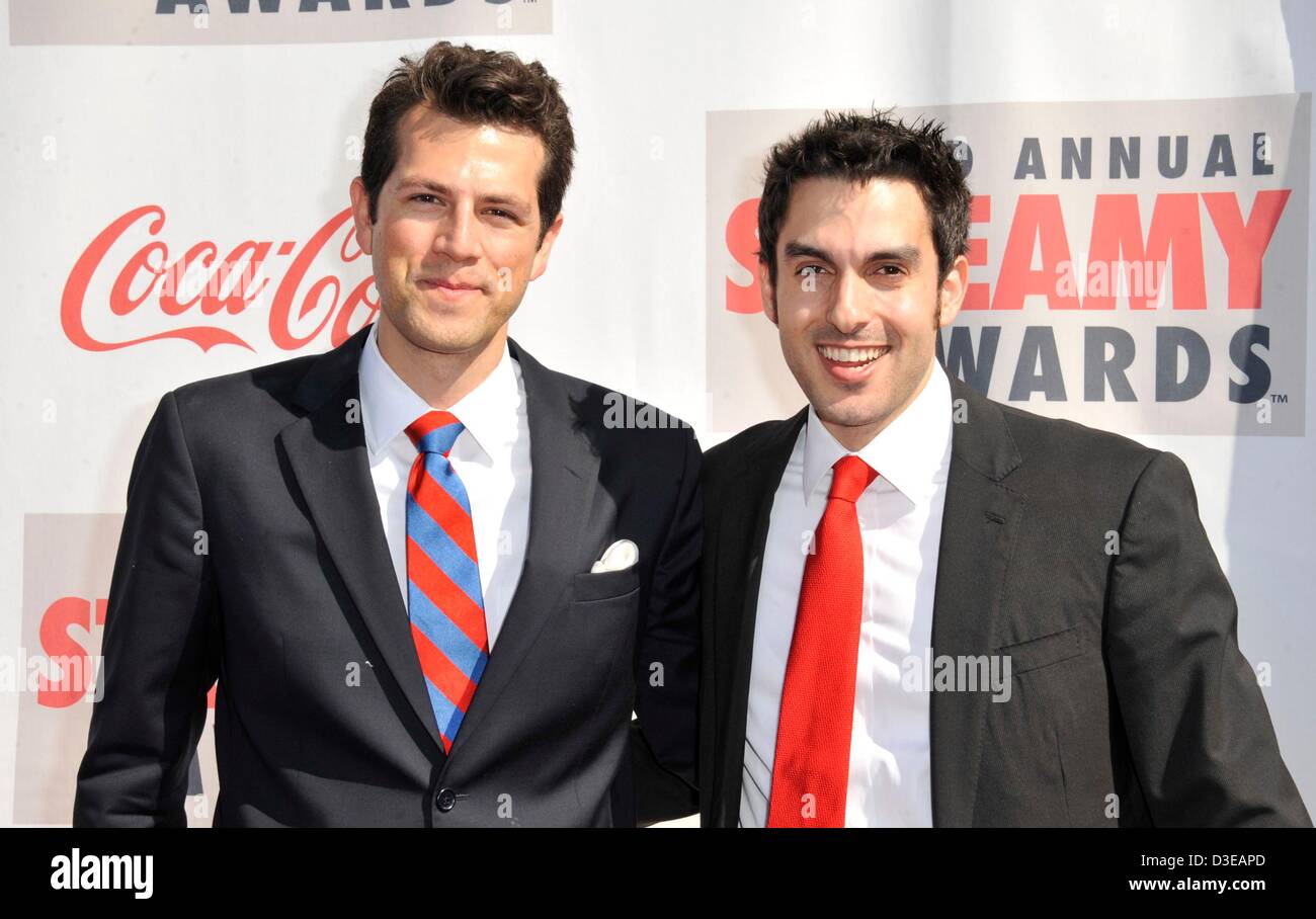 Los Angeles, CA, USA. February 17, 2013. Drew Baldwin, Joshua Cohen at ...