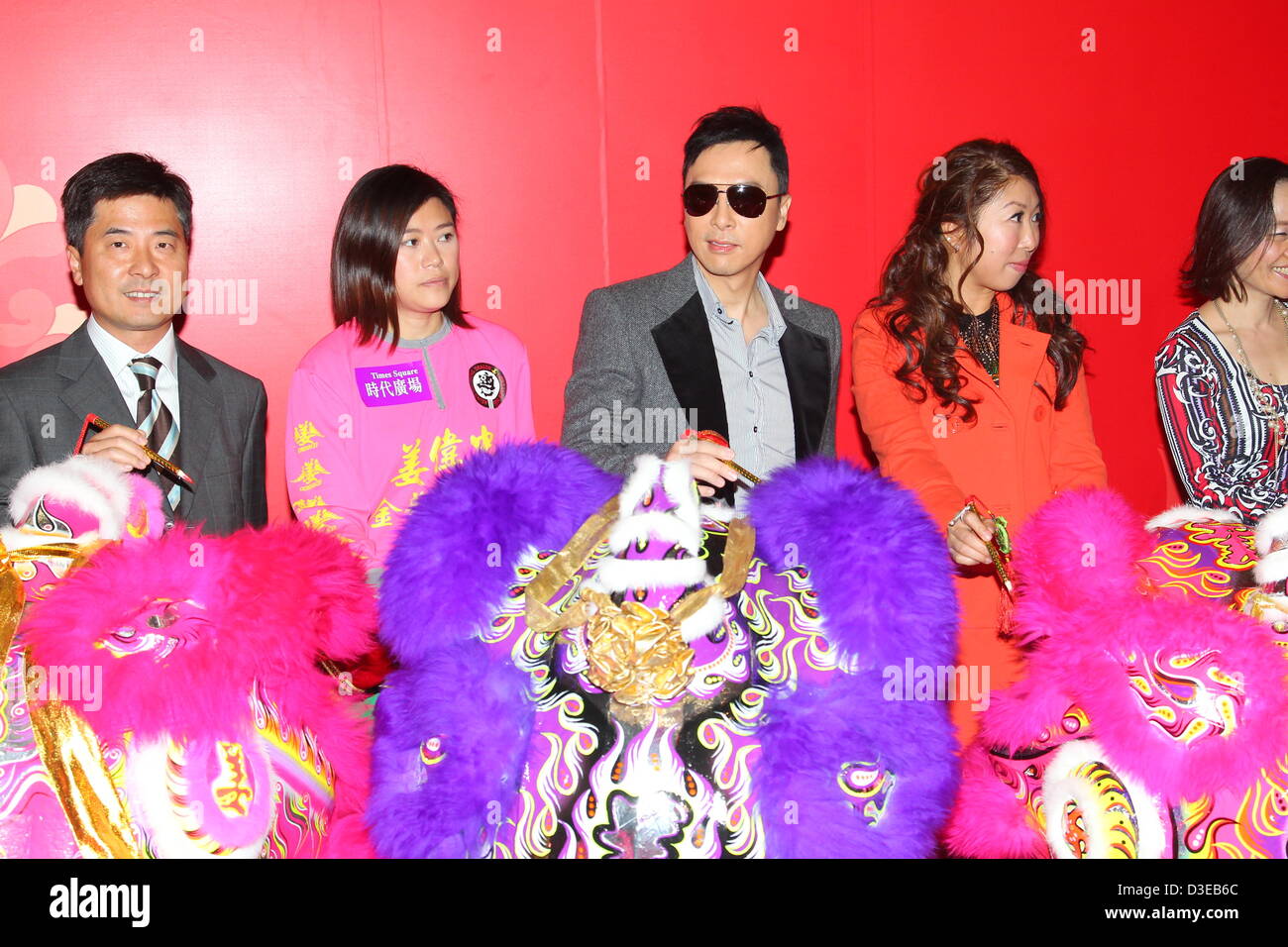 Donnie Yen attended commercial activity in Hong Kong, China on Sunday ...