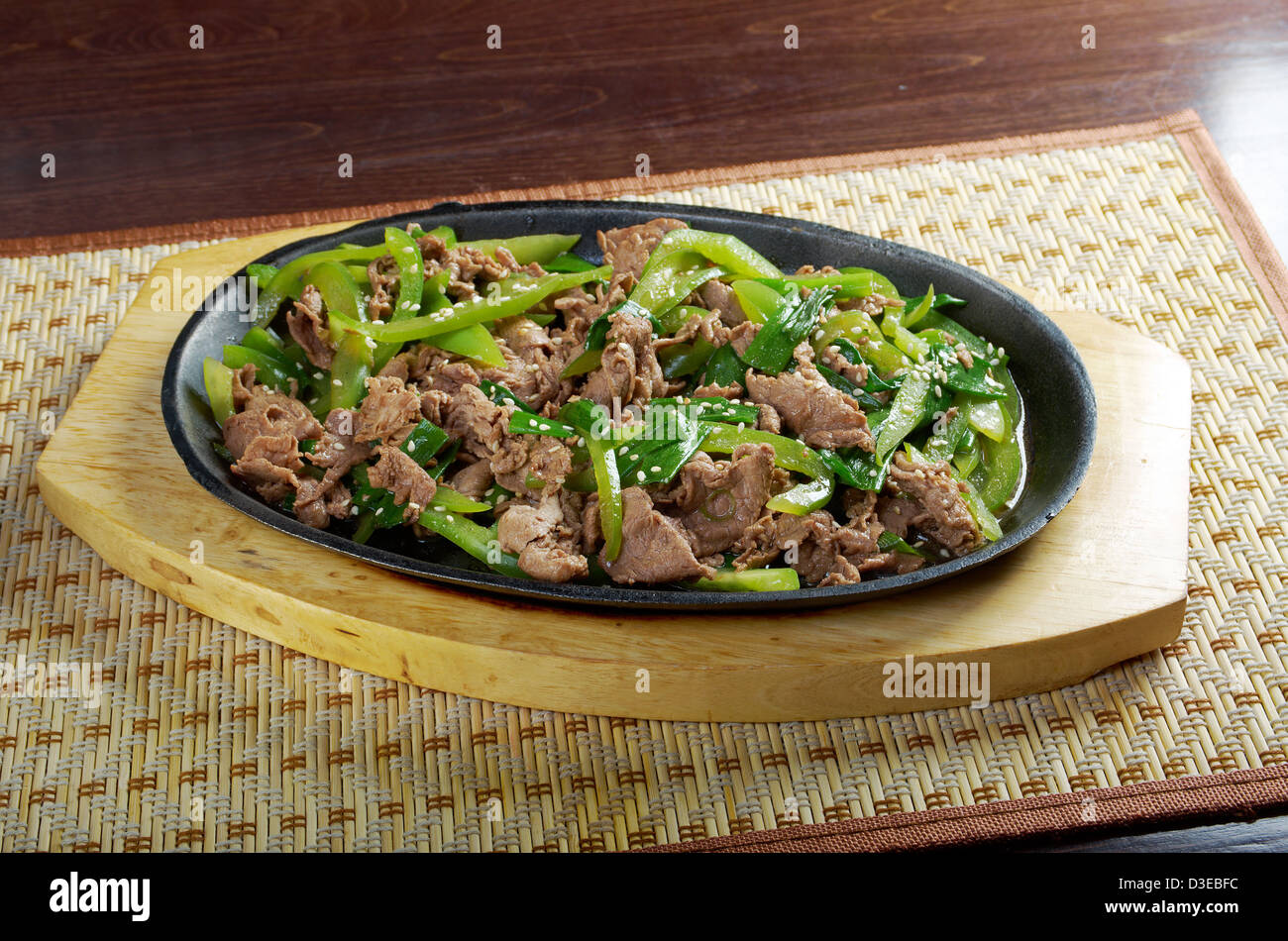 chinese cuisine .Chinese dish - beef with vegetables close-up Stock ...