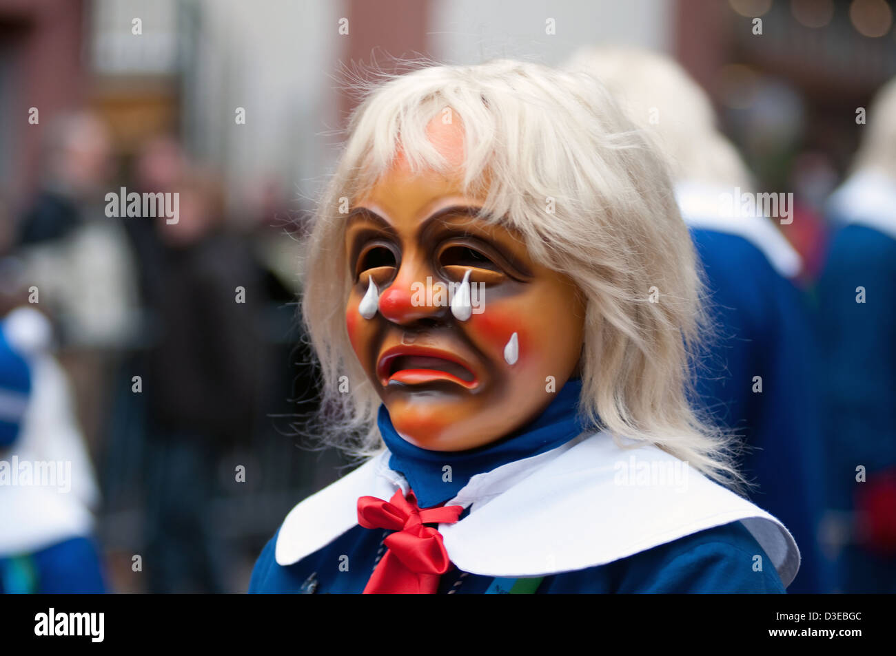 Freiburg, Germany - February 15 : Mask parade at the historical ...