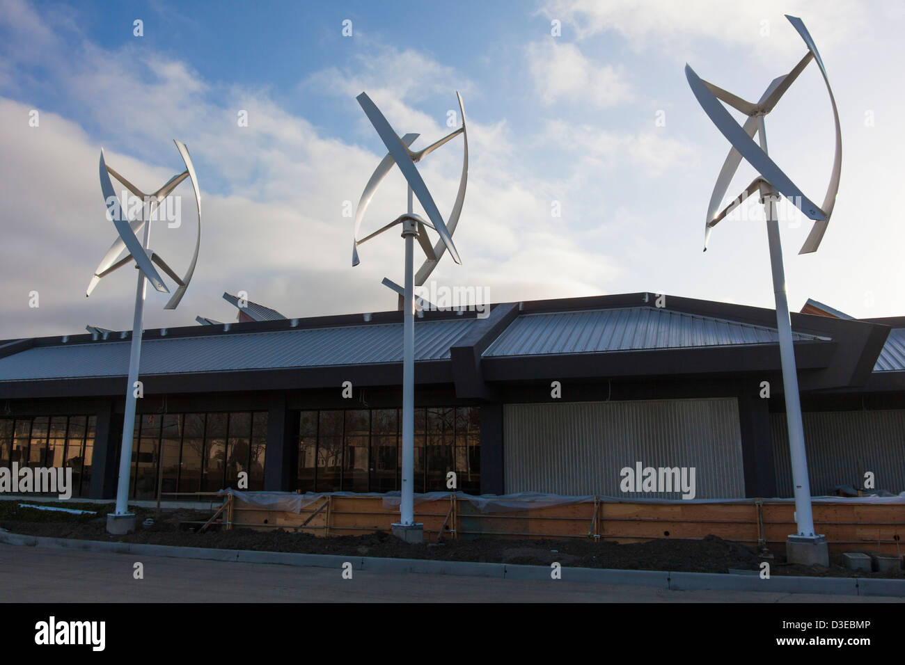 Vertical Axis Wind Turbine Rooftop