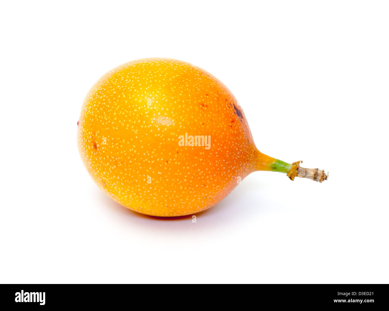 Granadilla fruit, closeup on white background Stock Photo - Alamy