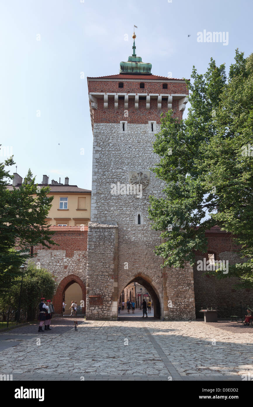 St florian gate cracow hi-res stock photography and images - Alamy