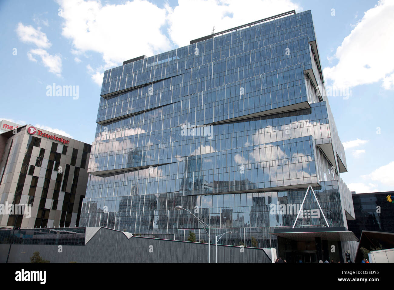 Channel 9 Building purpose-built, special frit pattern, high-tech ...