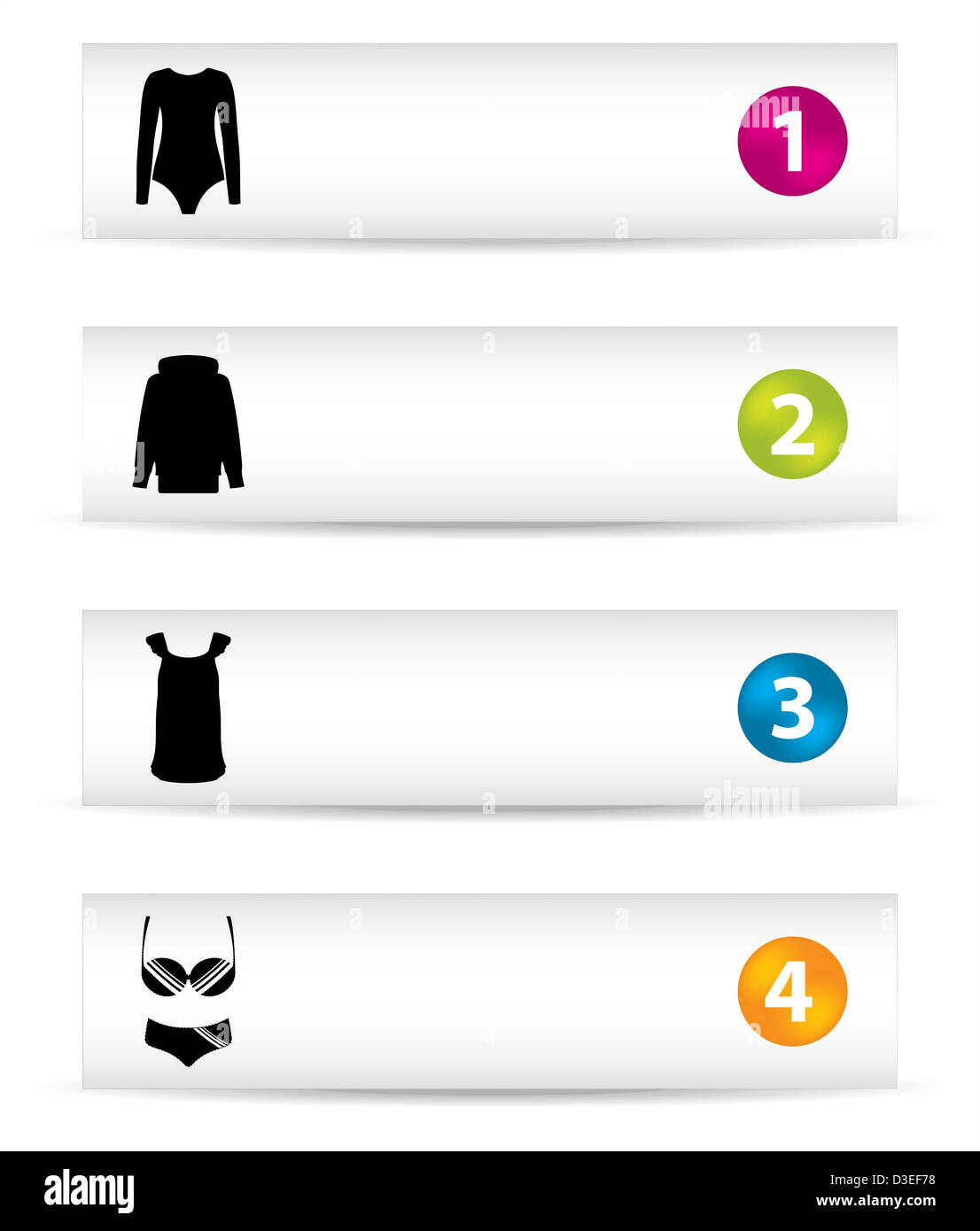 set of special vector banners Stock Photo - Alamy