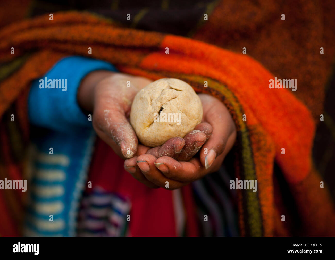 Pilgrim With Her Hair In A Ball At Maha Kumbh Mela, Allahabad, India ...