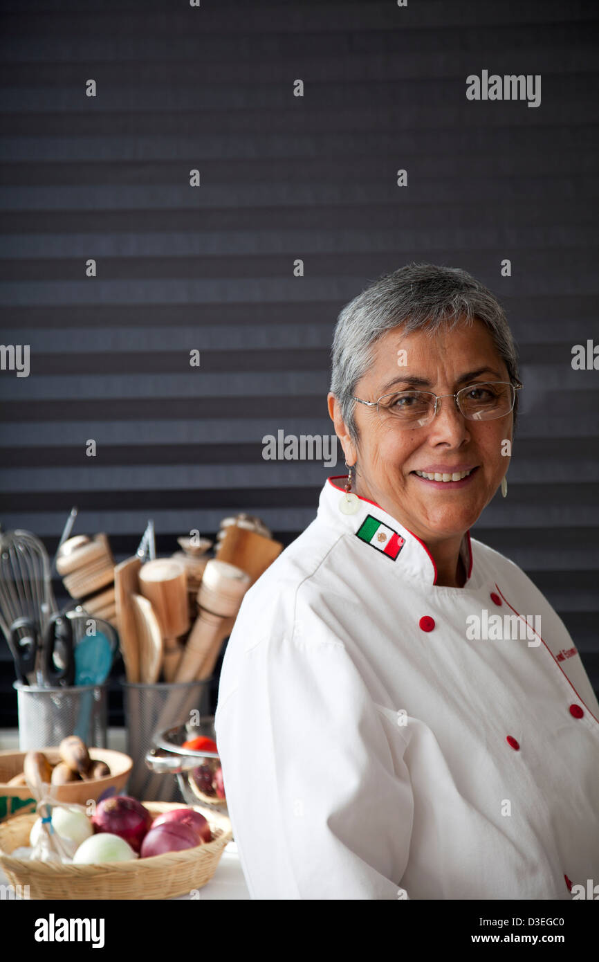 Mexican Cook and Food Authority Ruth Alegria Portrait Stock Photo - Alamy