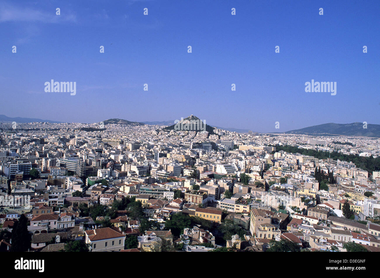 Landscape from Partenone Stock Photo - Alamy