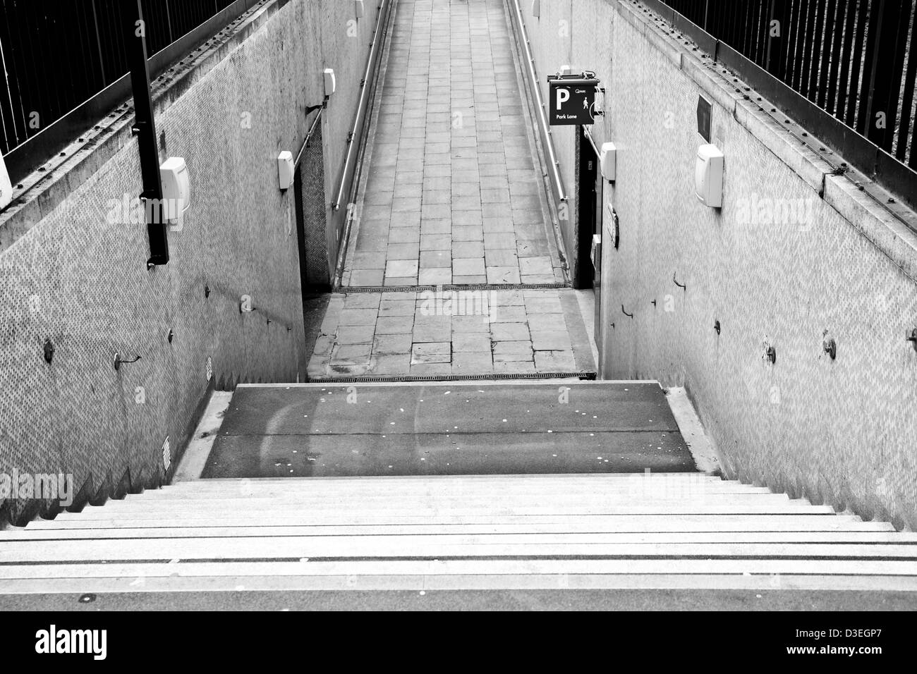Subway stairs hi-res stock photography and images - Alamy