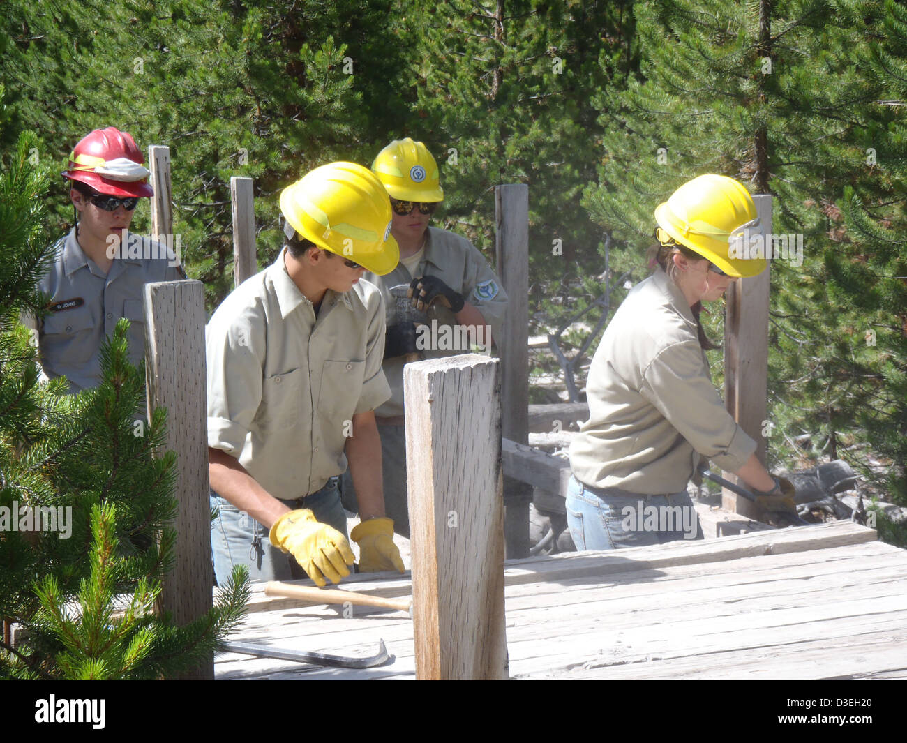 The Yellowstone Youth Conservation Corps (YCC) program in 2012 focused ...