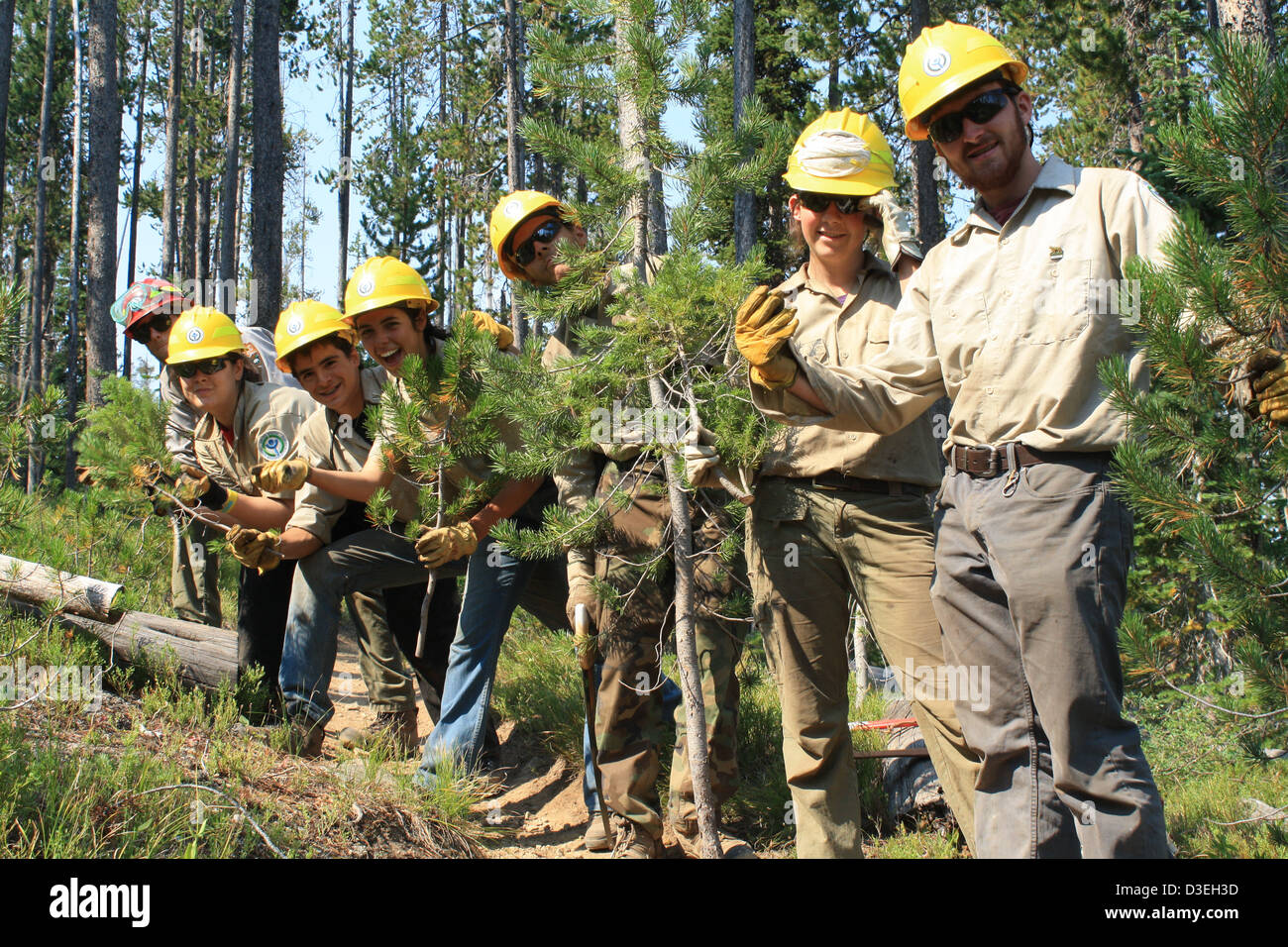 The Youth Conservation Corps (YCC) program at Yellowstone National Park provides young people ...