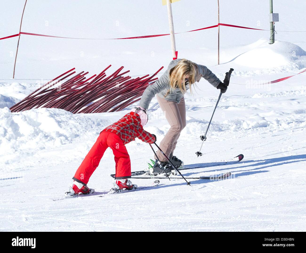 Princess Maxima and Princess Ariane of The Netherlands during the photo ...