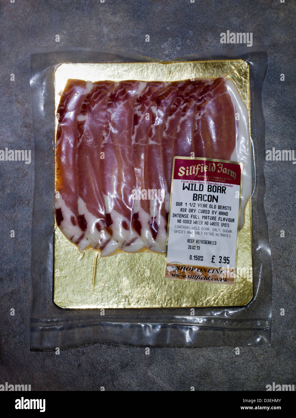 Wild Boar Bacon Stock Photo - Alamy