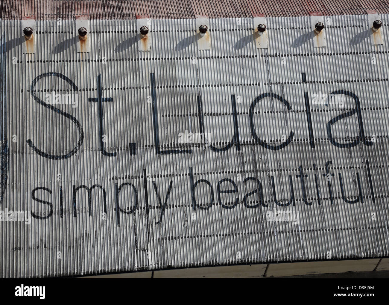 Welcome st lucia sign hi-res stock photography and images - Alamy