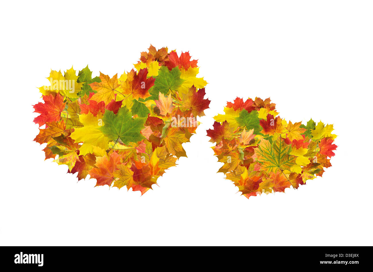 Two leaf hearts hi-res stock photography and images - Alamy