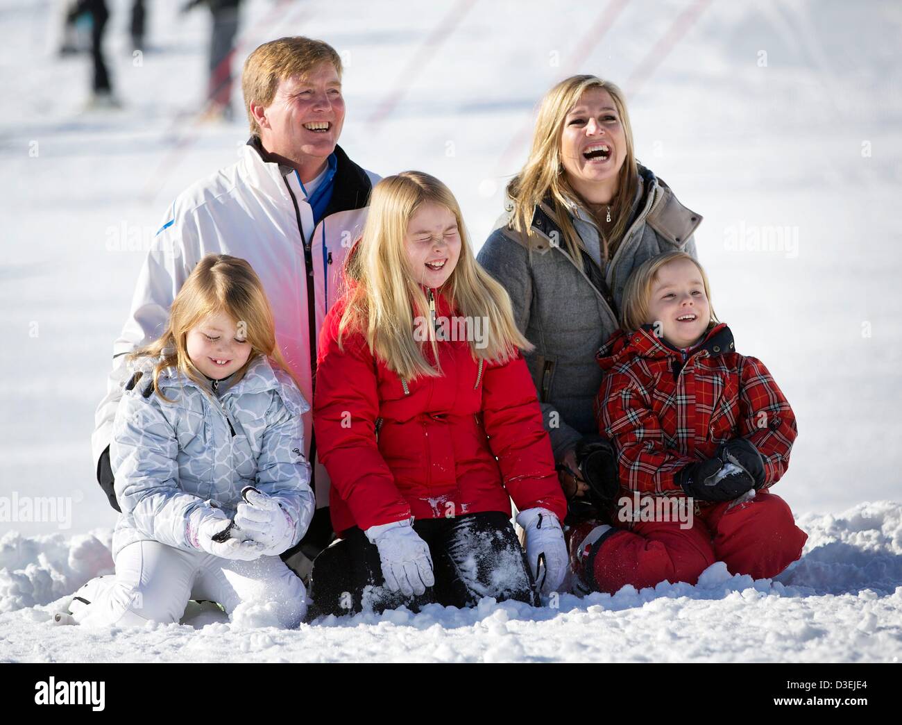 Prince Willem-Alexander, Princess Maxima, Princess Amalia, Princess ...