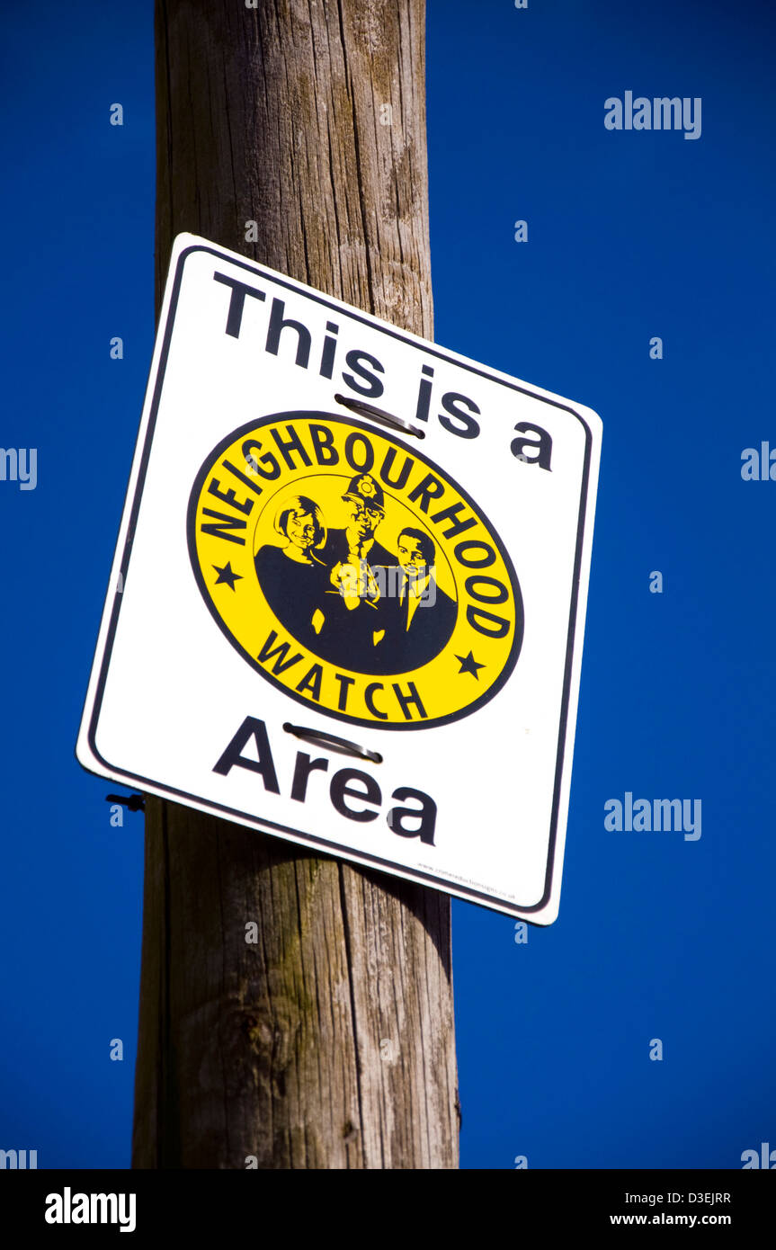 Neighbourhood watch signs hi-res stock photography and images - Alamy