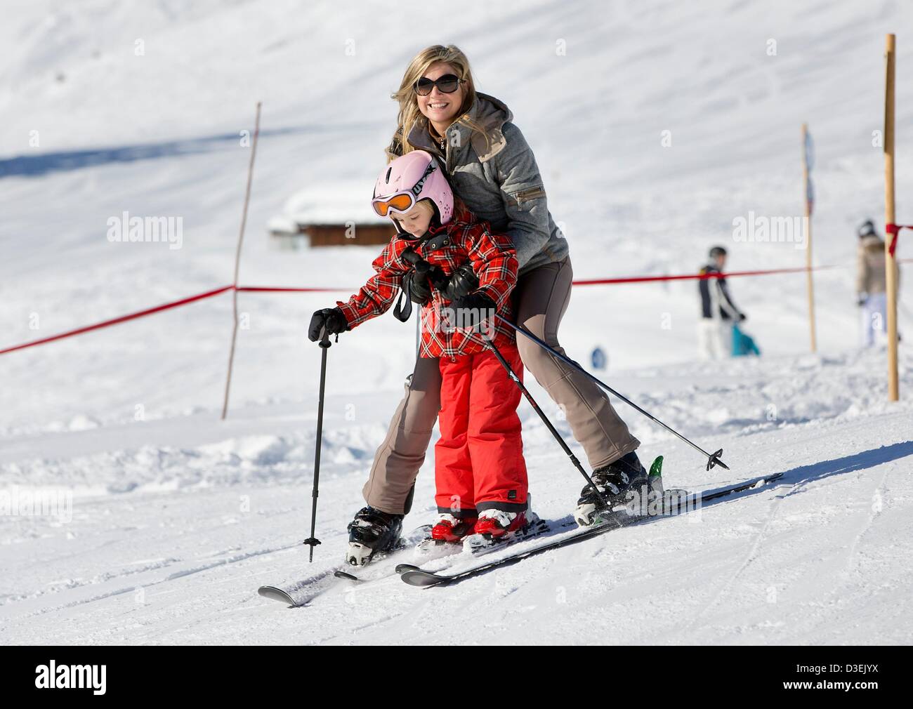 Princess Maxima and Princess Ariane of The Netherlands during the photo ...