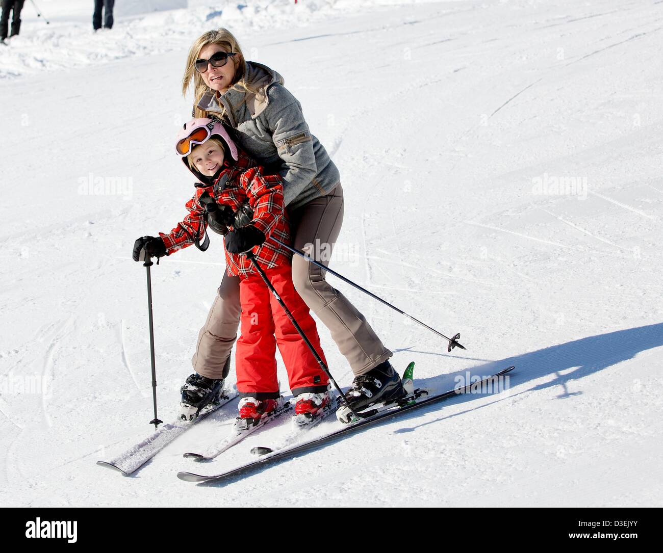 Princess Maxima and Princess Ariane of The Netherlands during the photo ...