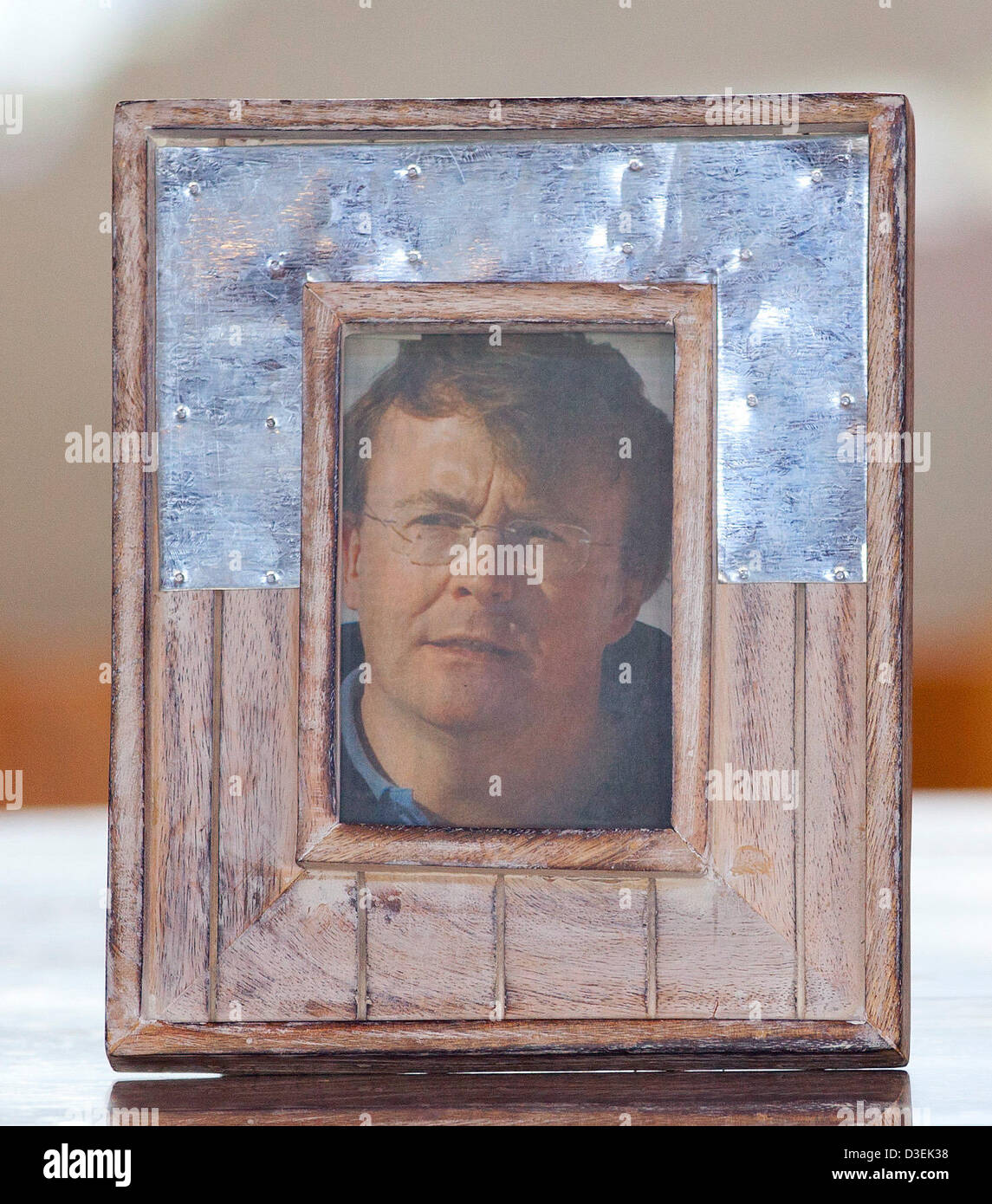 A photo showing Prince Johan Friso of the Netherlands is seen before ...