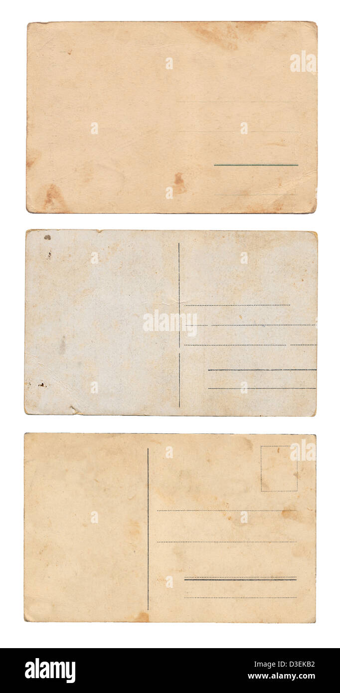 Old fashioned postcards Cut Out Stock Images & Pictures - Alamy