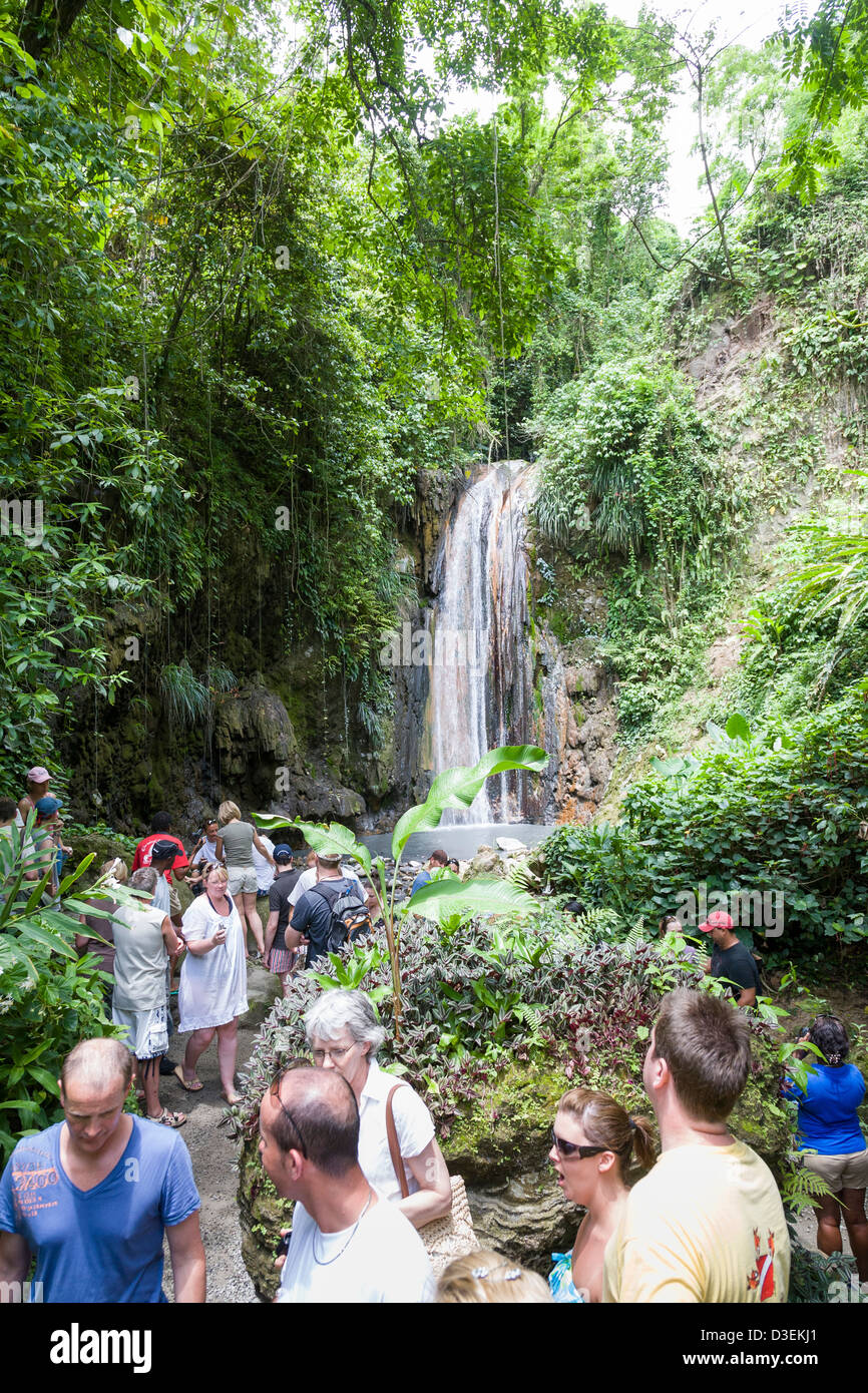 Diamond waterfall st lucia hi-res stock photography and images - Alamy