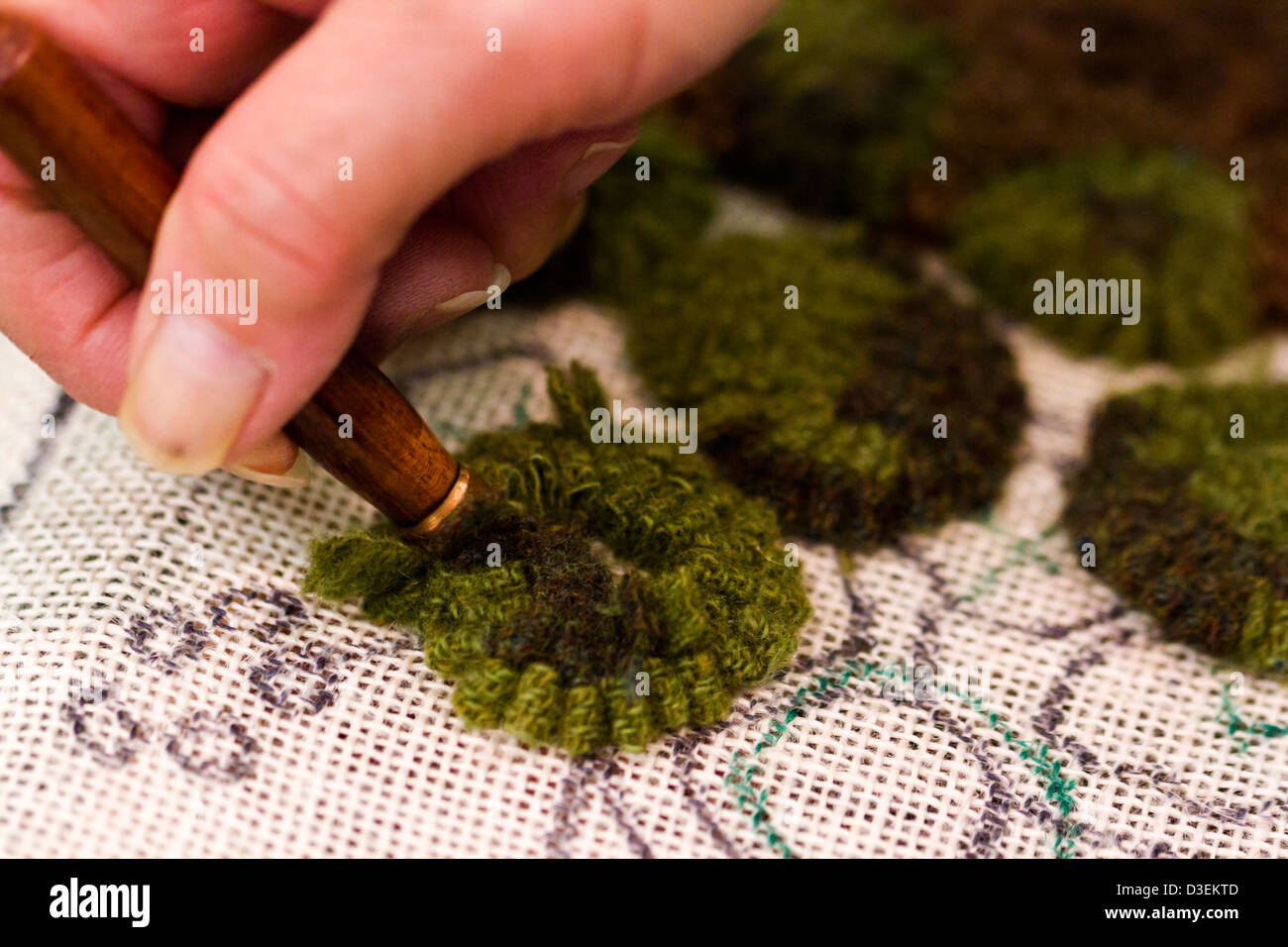 Hooking a rug hi-res stock photography and images - Alamy
