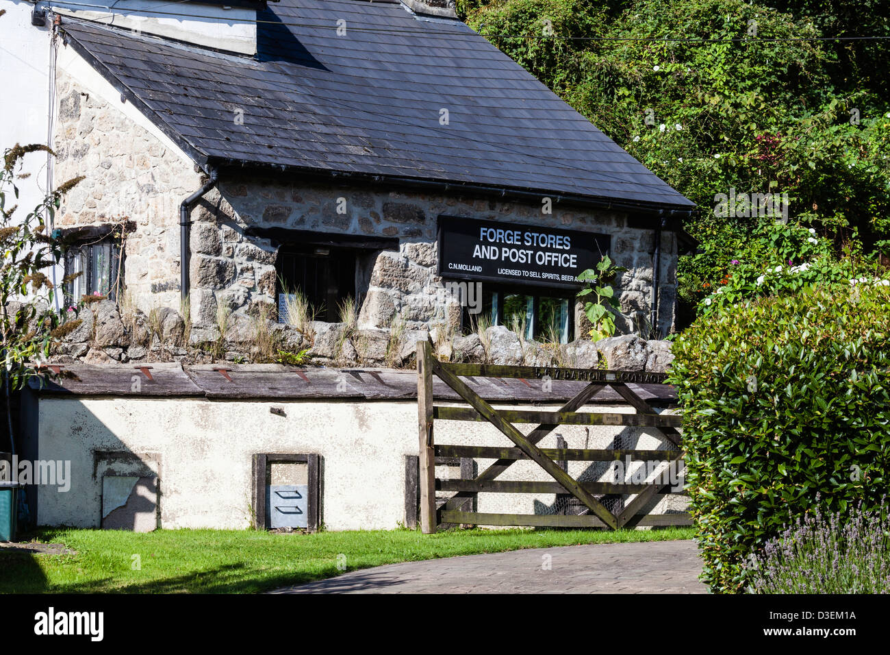 The Village Post Office and store, Throwleigh, Devon, UK Stock Photo ...