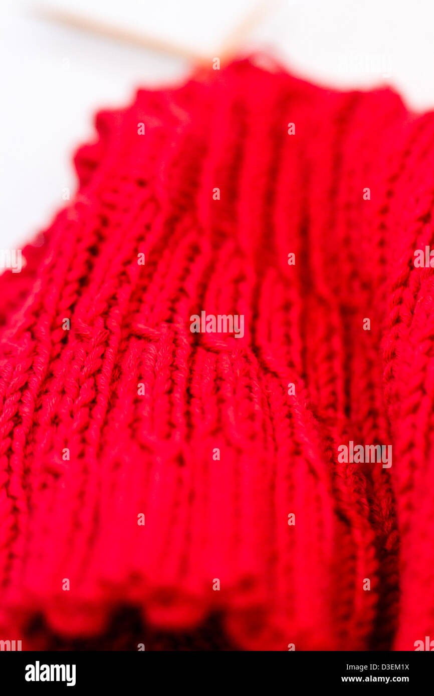 Hand made pattern with knitting Stock Photo - Alamy