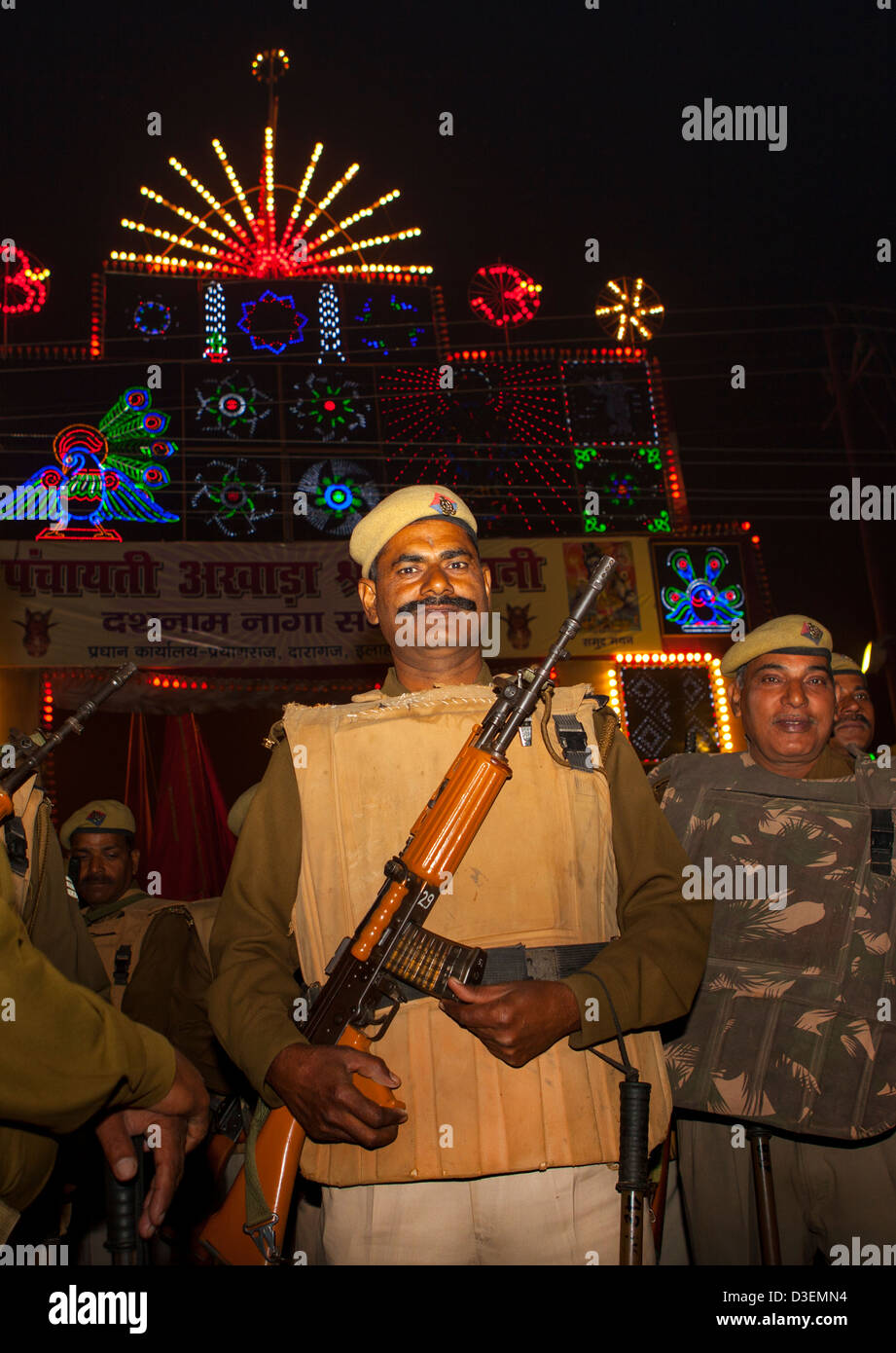 Indian police gun hi-res stock photography and images - Alamy