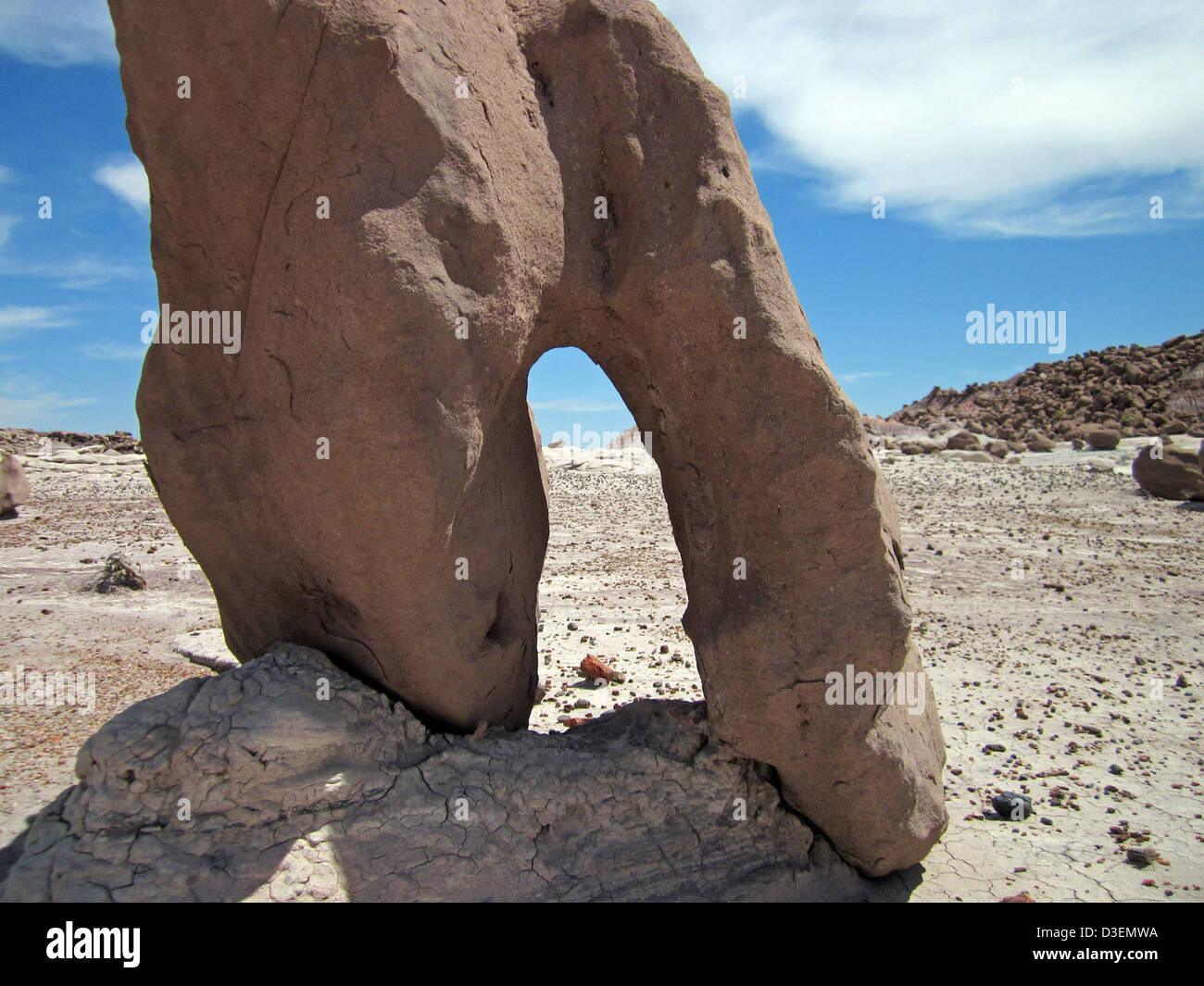 The Sandstone Hole in Devil’s Playground at Petrified Forest National ...