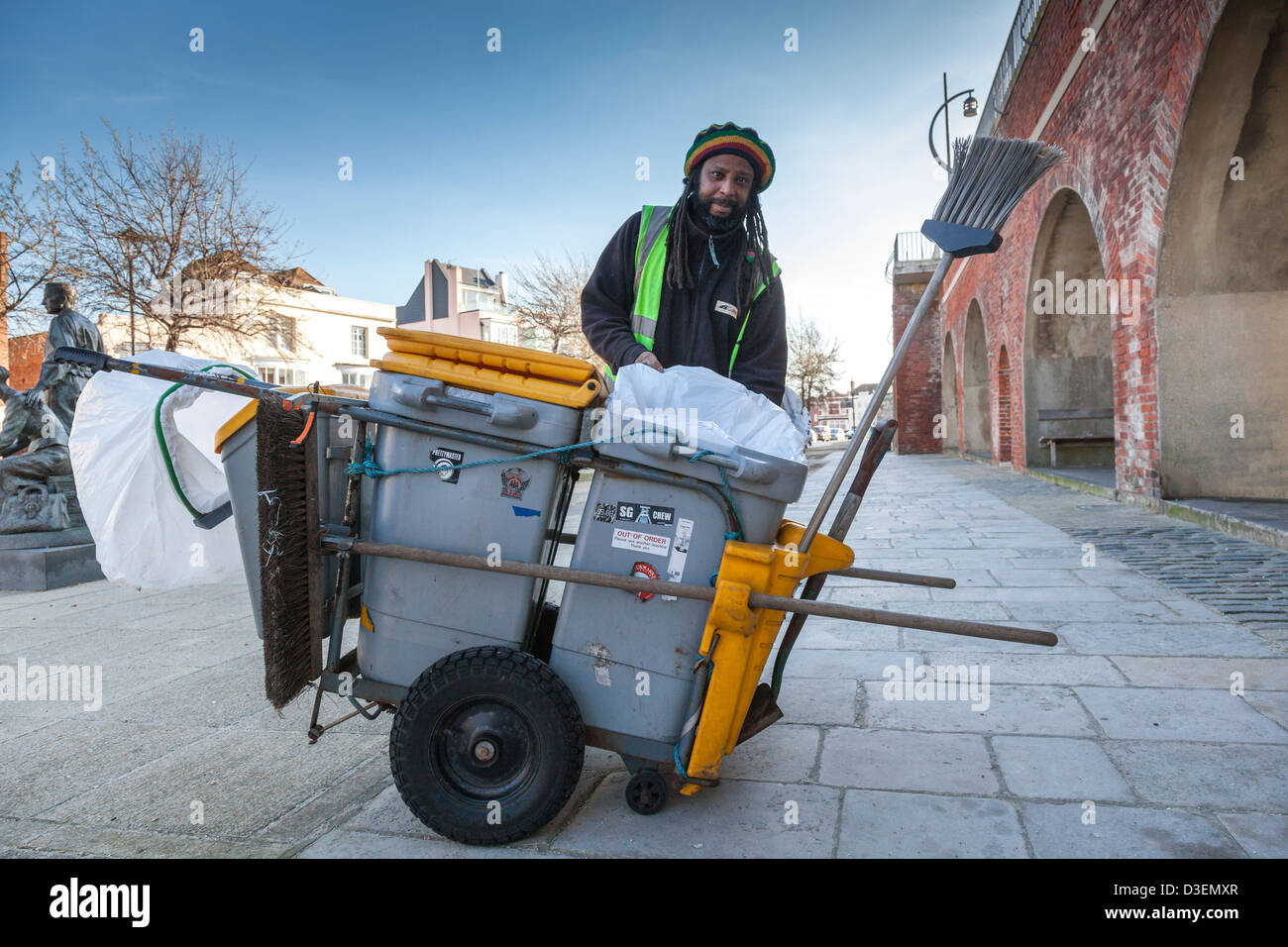 Street Sweeper Man