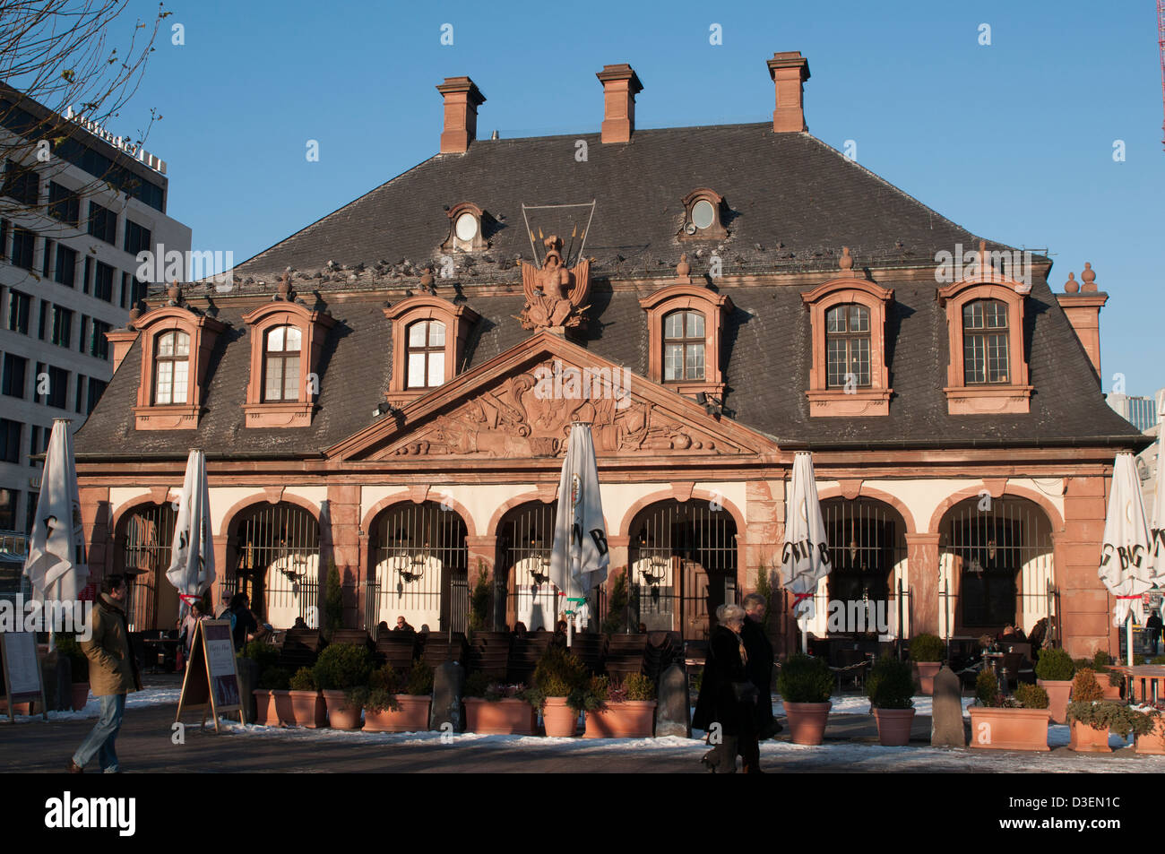 historic building Hauptwache in Frankfurt am Main Stock Photo - Alamy