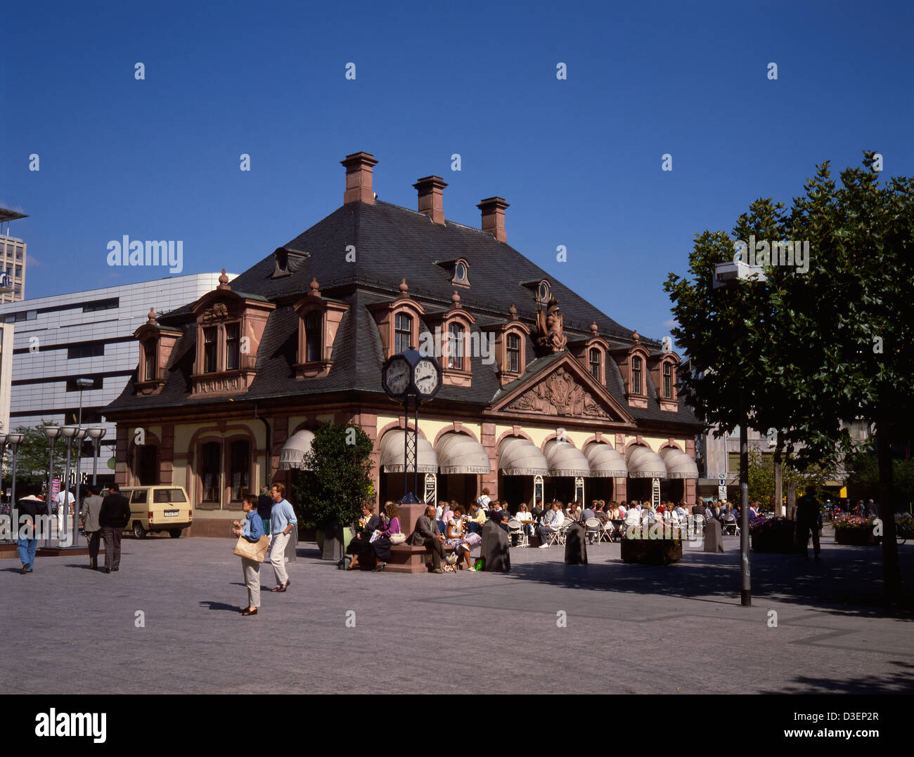 historic building Hauptwache in Frankfurt am Main Stock Photo - Alamy