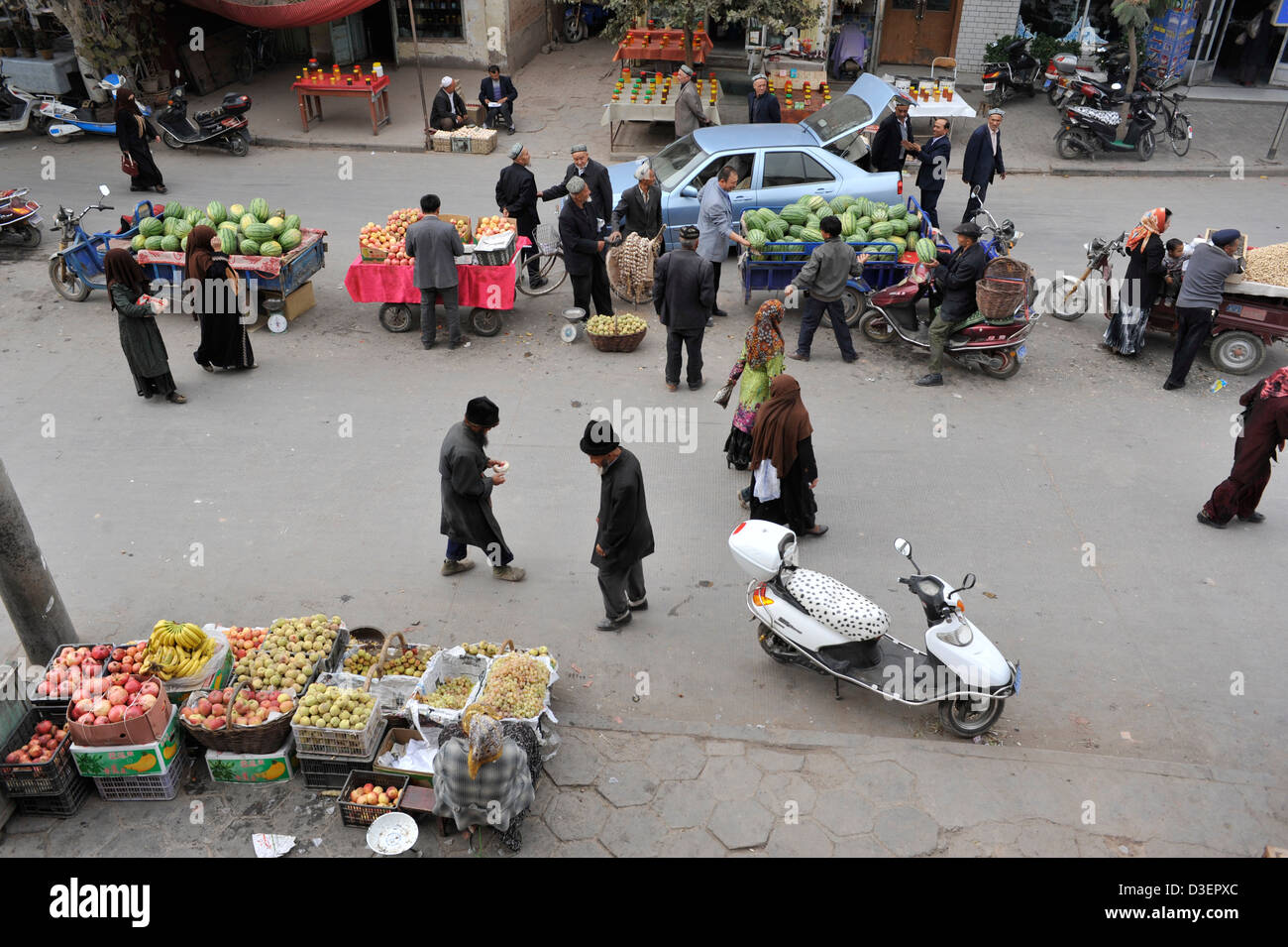 Xinjiang street market hi-res stock photography and images - Alamy