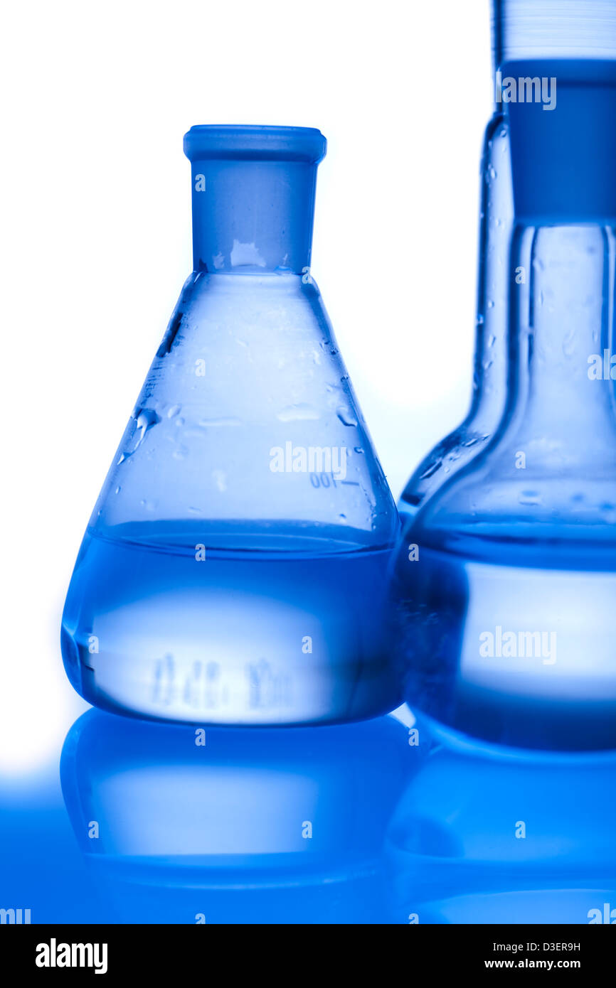 Glass in laboratory Stock Photo - Alamy