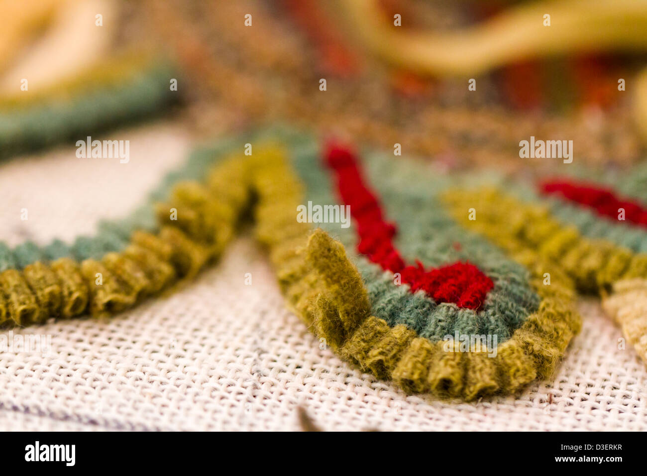 Rug hooking hi-res stock photography and images - Alamy
