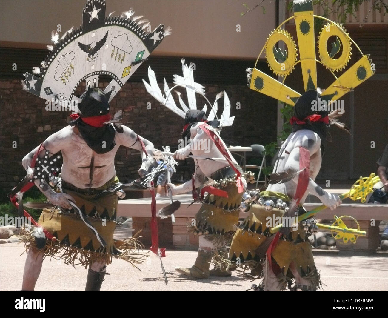 A Crown Dancer performance by the White Mountain Apache during a ...