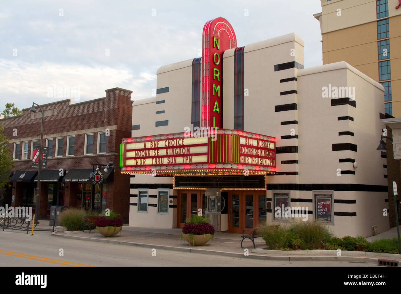 Normal illinois theatre hi-res stock photography and images - Alamy