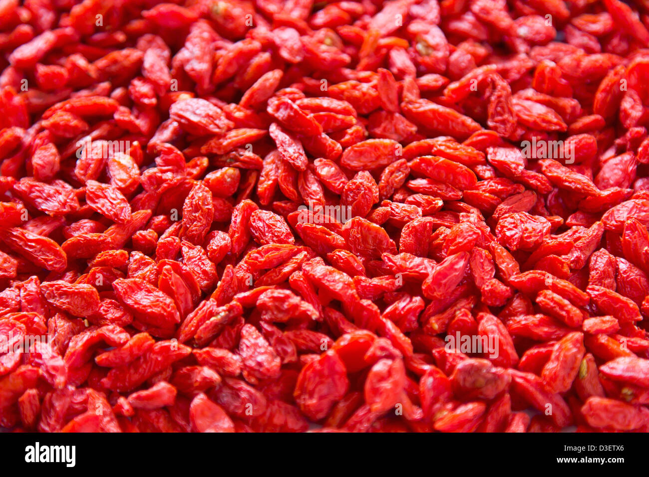 Dried Goji berries also known as Lycium chinese Stock Photo - Alamy