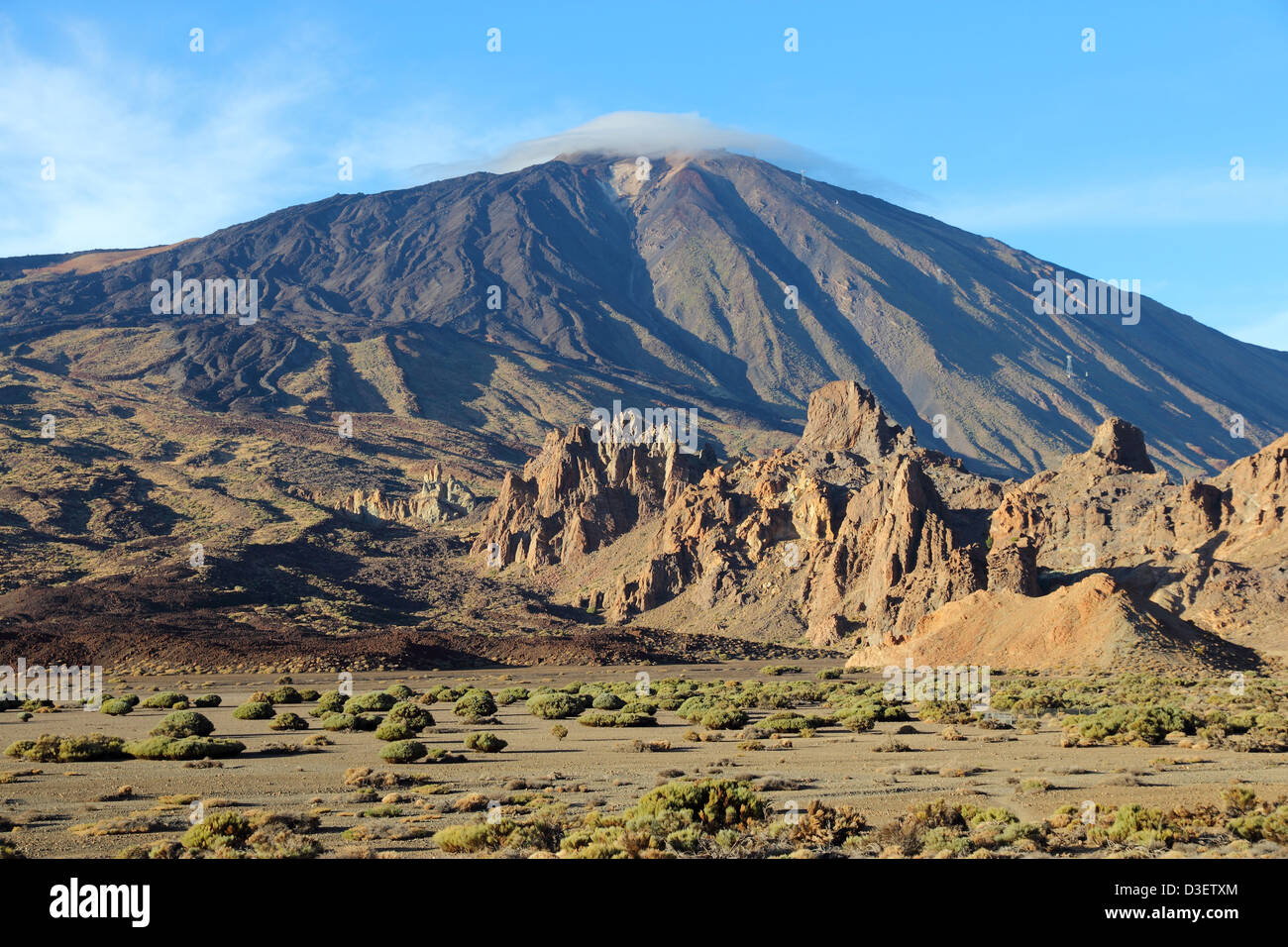 Tenerife, Canary Islands, Spain - volcano Teide National Park. Mount ...