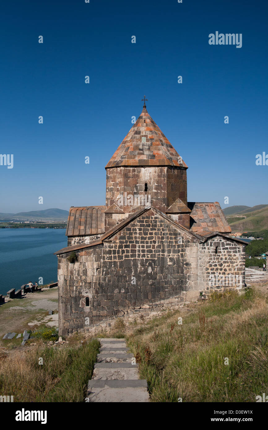 The monastery Sevanavank overlooking Lake Sevan, Armenia Stock Photo - Alamy
