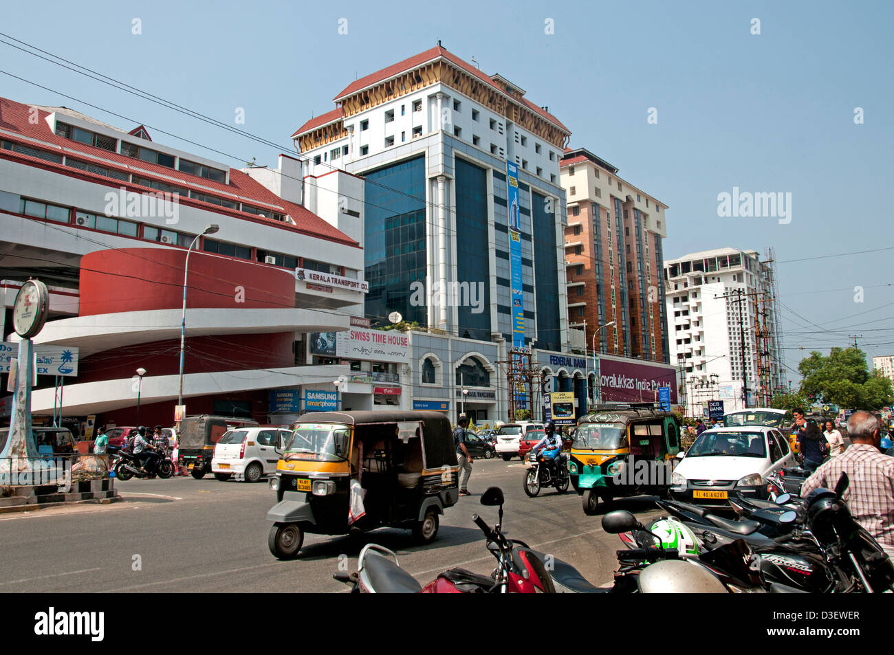 Shopping Mall Modern Architecture Kochi Cochin Kerala India Stock Photo ...