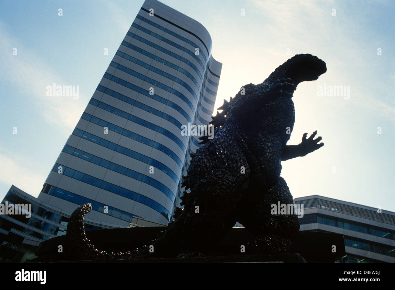 Statue of Godzilla in Ginza, Tokyo, Japan Stock Photo - Alamy