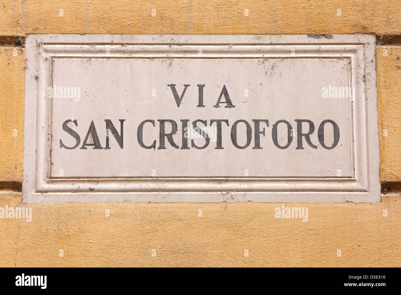 Modena, Italy - Emilia-Romagna region. Street sign Stock Photo - Alamy