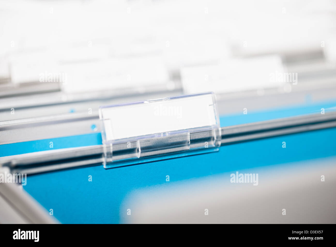 Filling cabinet with blank label perfect for adding your own text Stock ...