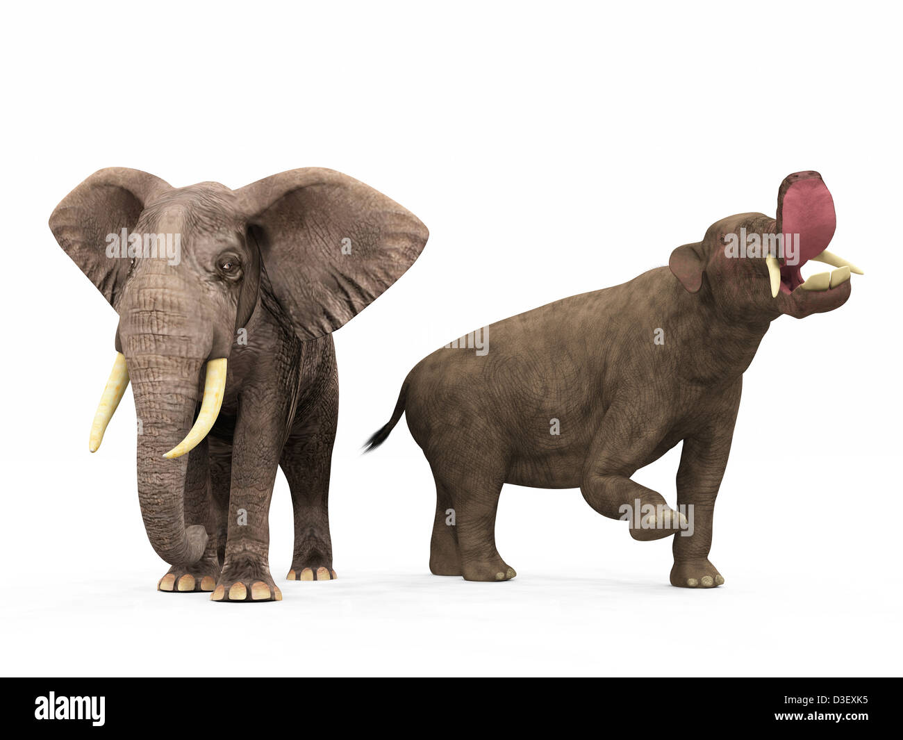 Prehistoric Elephants Size