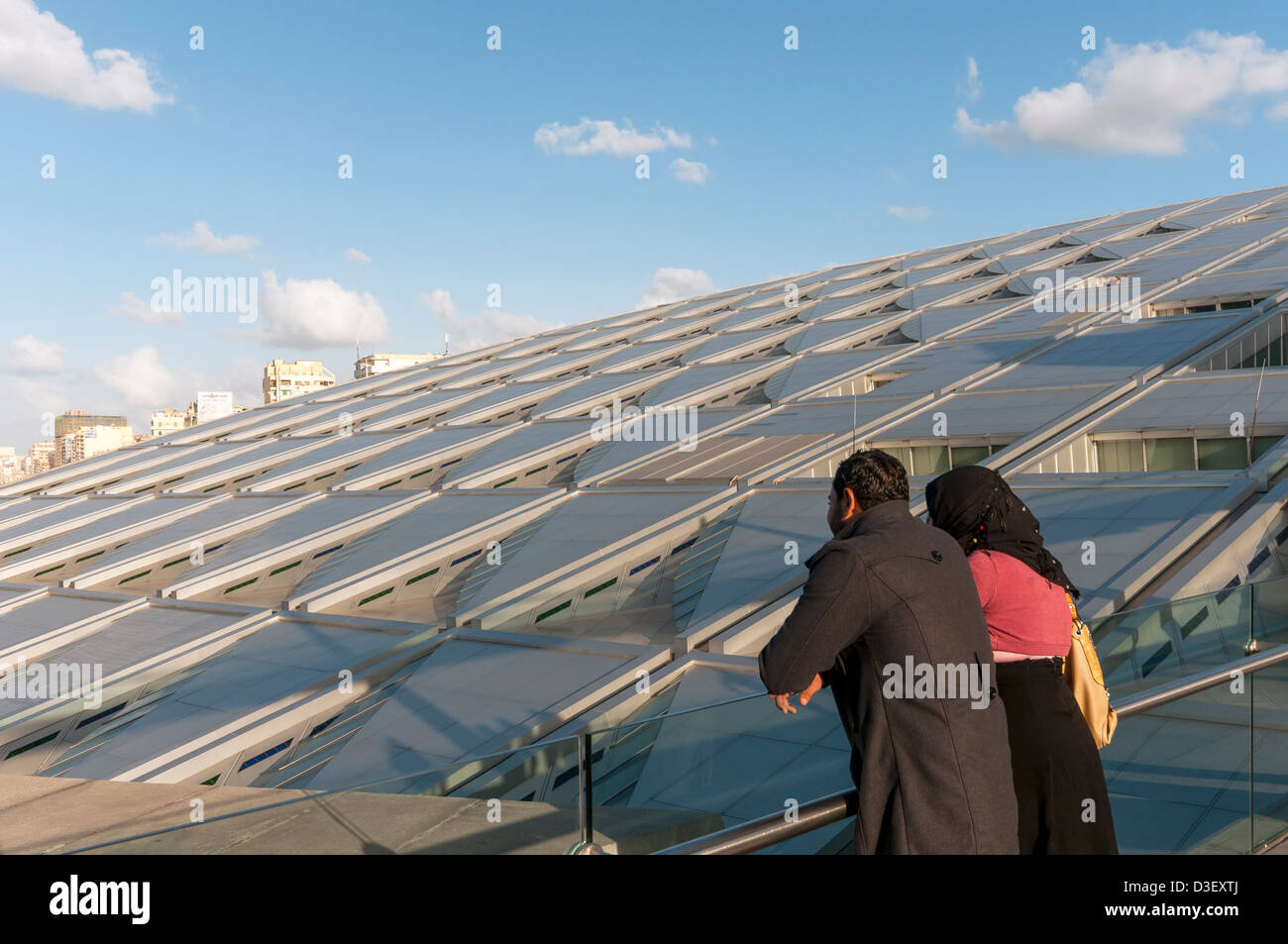 The library roof at alexandria hi-res stock photography and images - Alamy